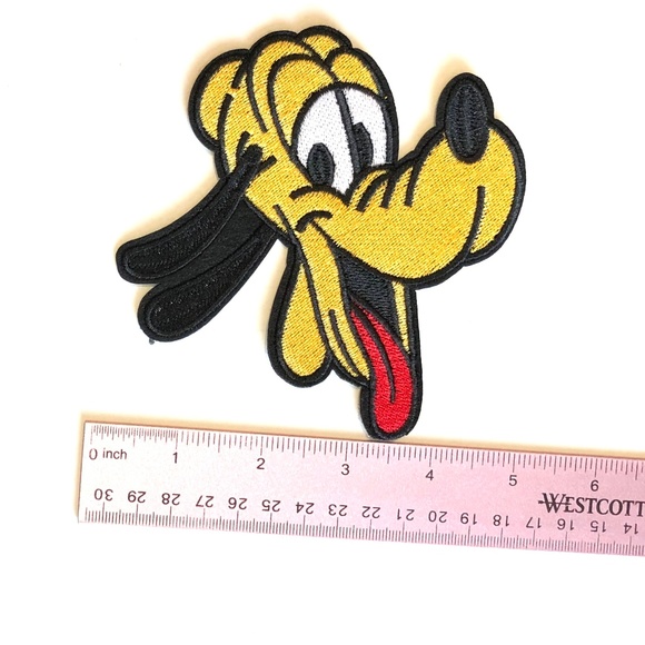 Accessories | Pluto Patch Large Iron On Disney Diy Mickey Mouse | Poshmark